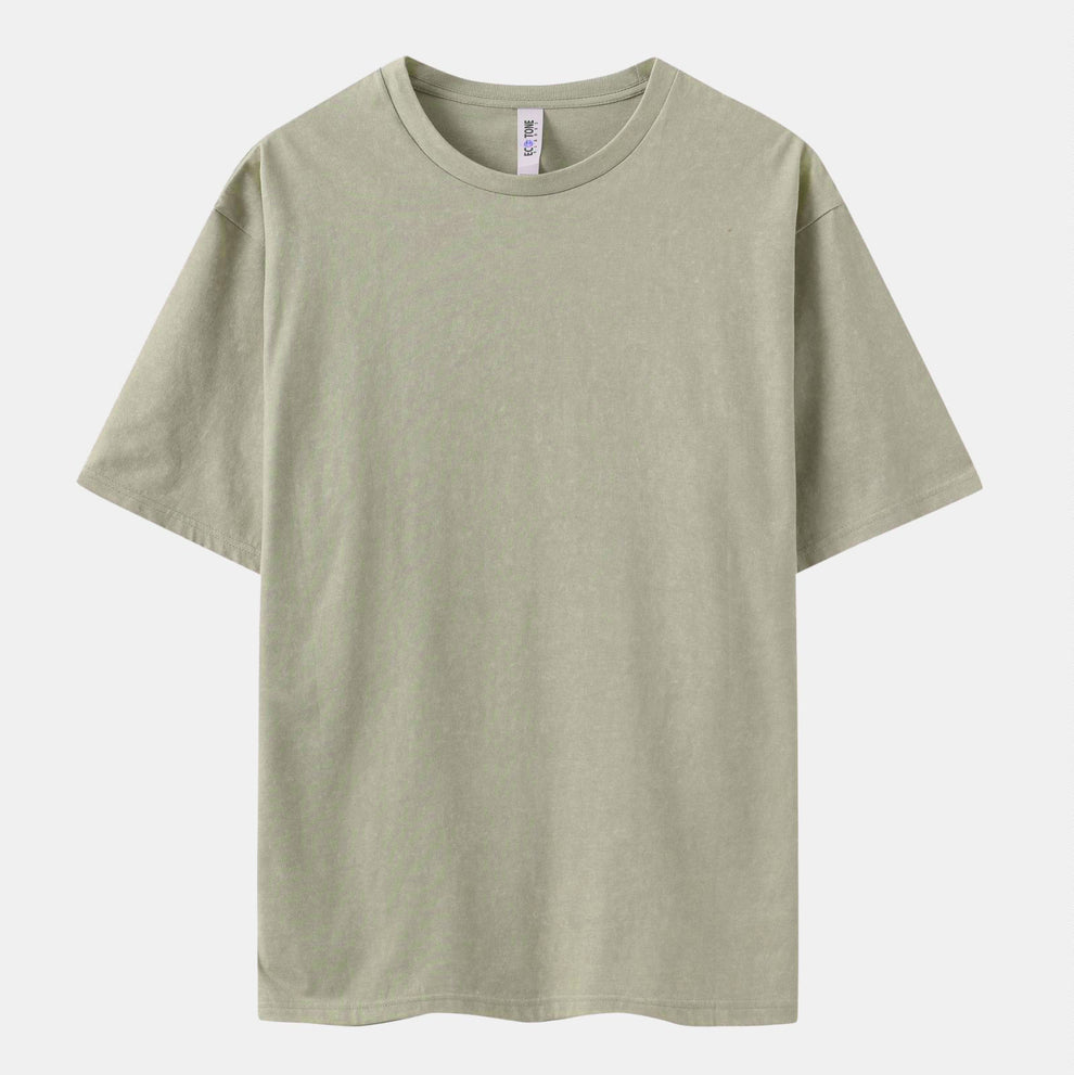 MineraI Wash Cement Crew Neck – ECOTONE BLANKS